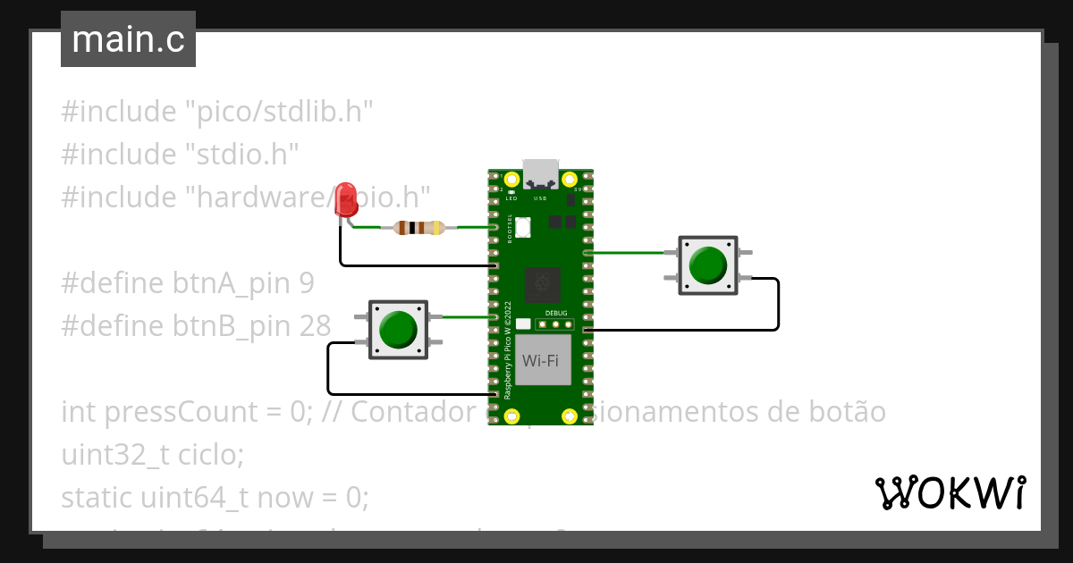 Wokwi - Online ESP32, STM32, Arduino Simulator