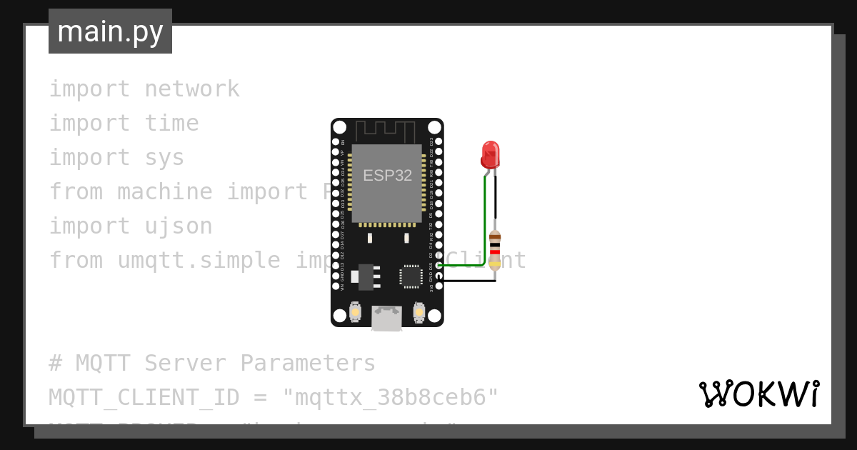 Mqtt Led Wokwi Esp32 Stm32 Arduino Simulator 1718