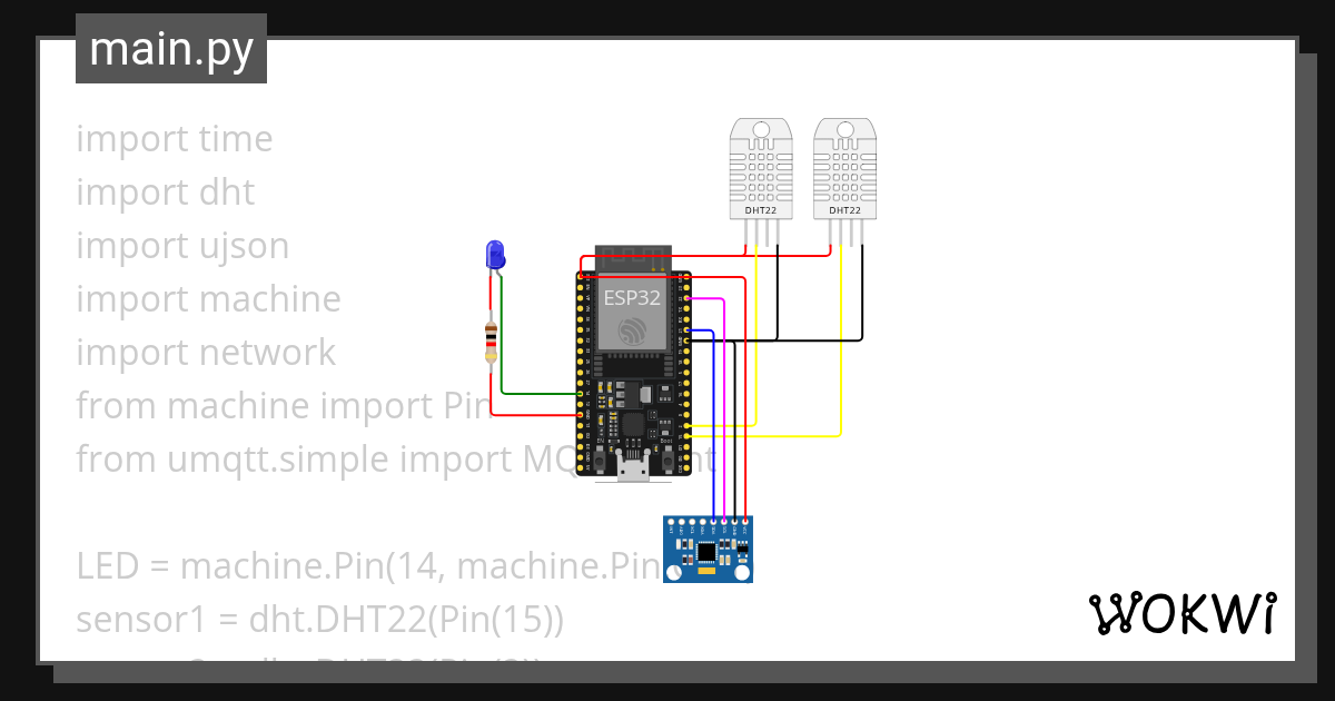 HSC465 - Fantastic Four - Wokwi ESP32, STM32, Arduino Simulator