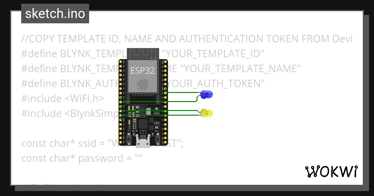 Wokwi - Online ESP32, STM32, Arduino Simulator
