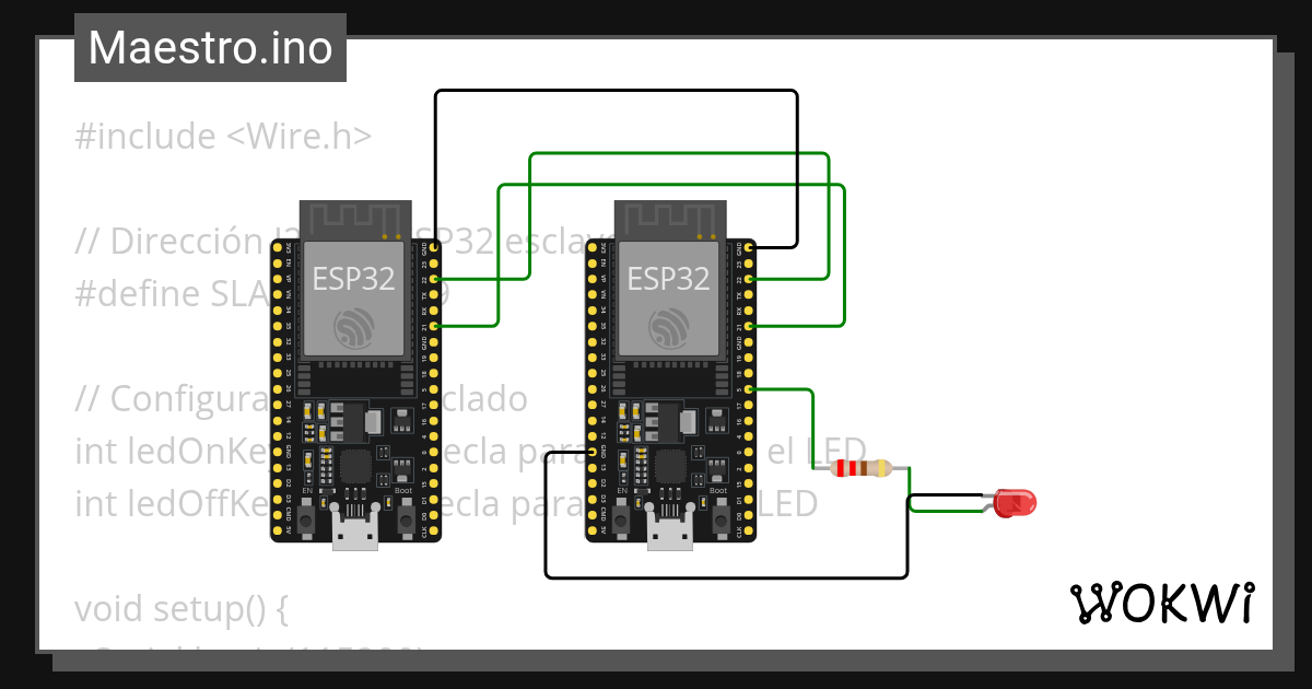Maestro_Esclavo_Copy - Wokwi ESP32, STM32, Arduino Simulator