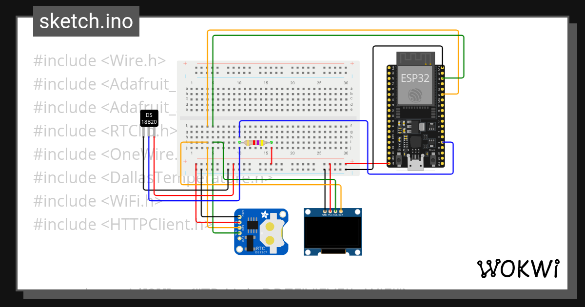 Wokwi - Online ESP32, STM32, Arduino Simulator