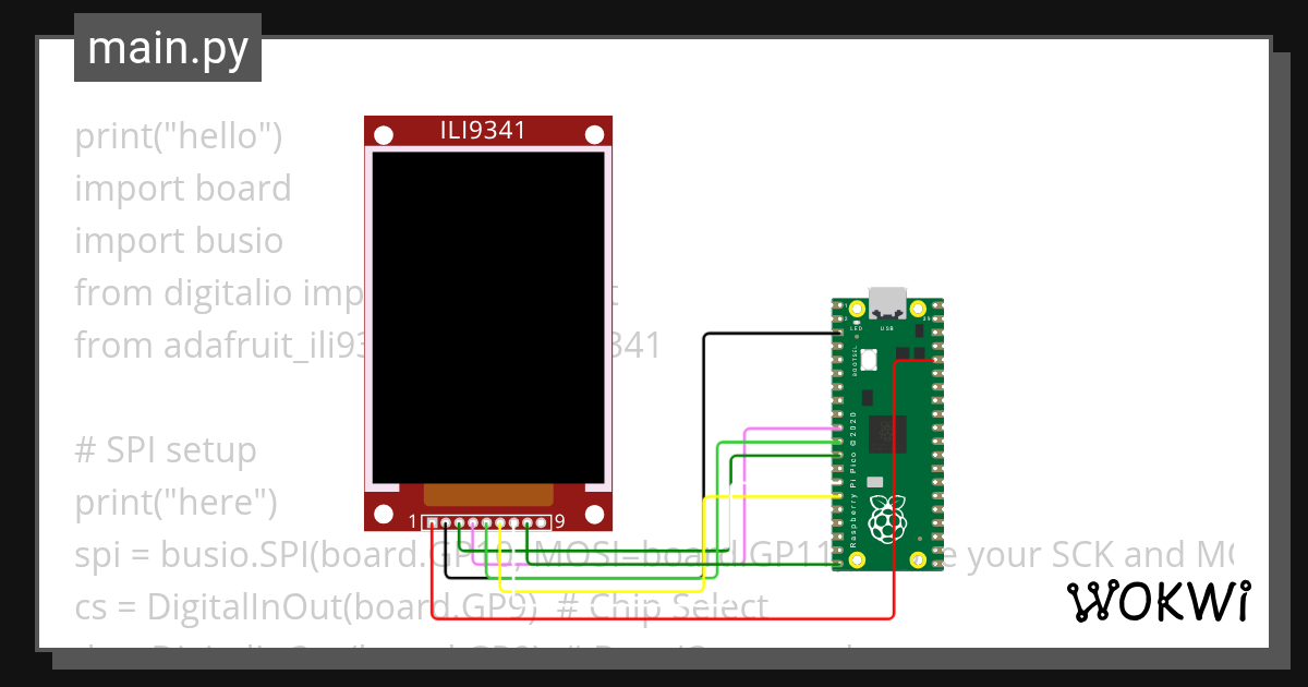 Blink with MicroPython Copy - Wokwi ESP32, STM32, Arduino Simulator