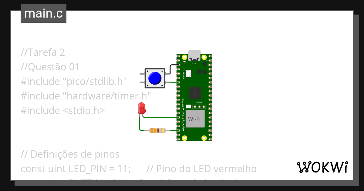 Questão 01 Wokwi Esp32 Stm32 Arduino Simulator 4147