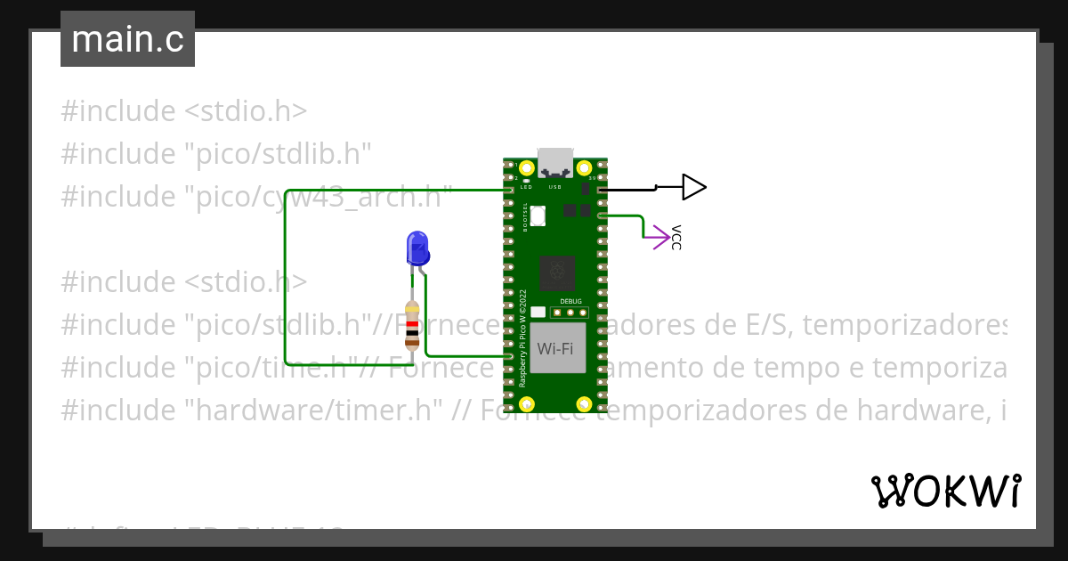 exemplo_4_temporizador_LED - Wokwi ESP32, STM32, Arduino Simulator
