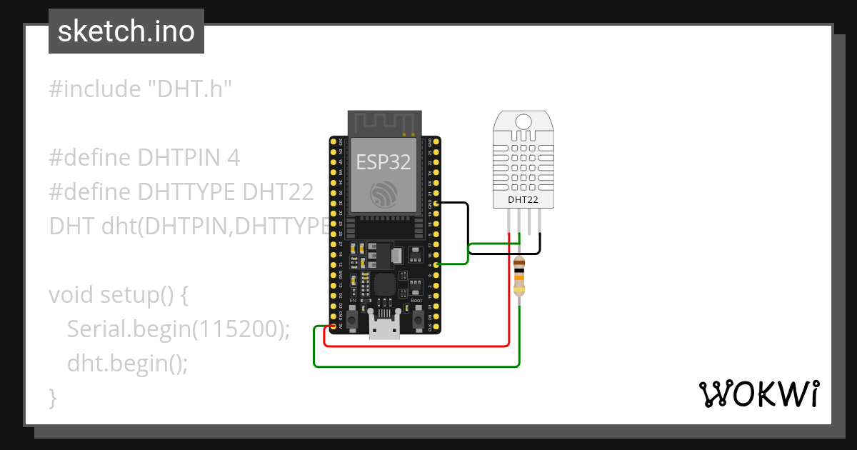 Resistor Wokwi Esp32 Stm32 Arduino Simulator