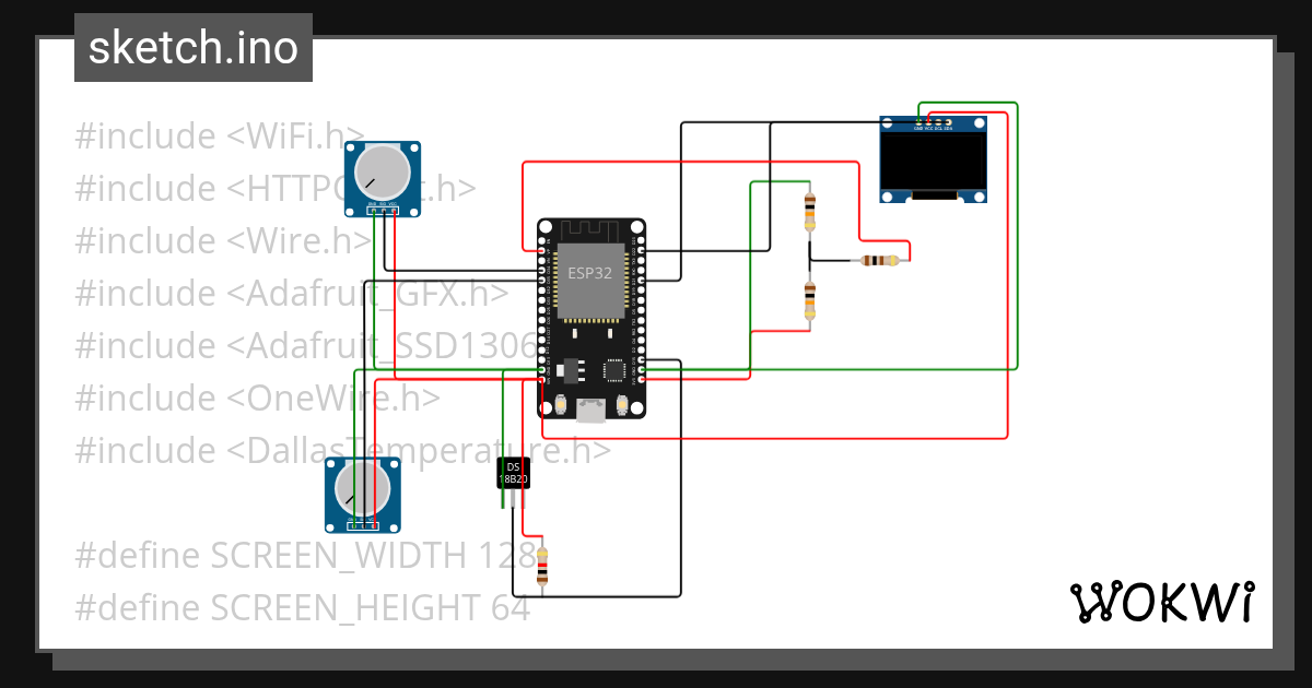 Energy Monitoring System Project - Wokwi ESP32, STM32, Arduino Simulator