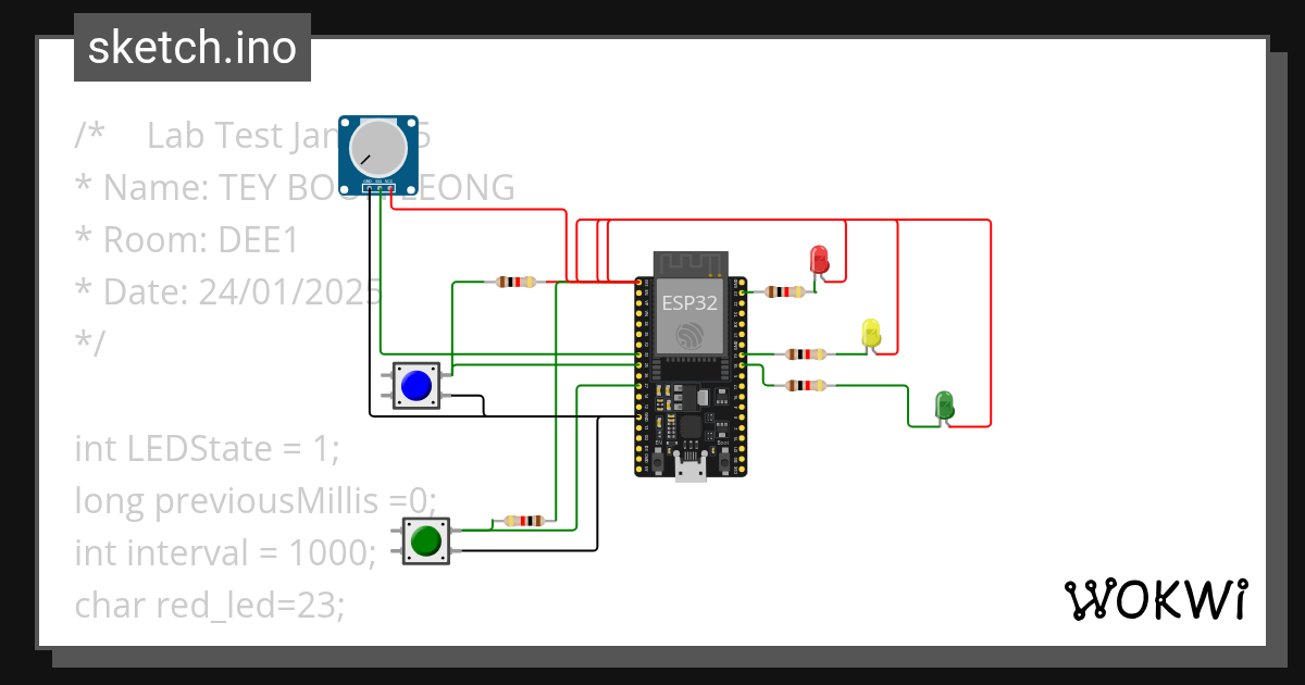 Wokwi - Online ESP32, STM32, Arduino Simulator