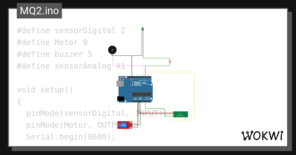 Gas And Smoke Detector Project Copy Wokwi Esp32 Stm32 Arduino Simulator 5487