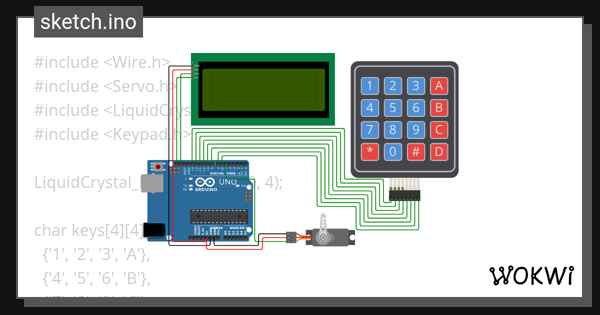 Door Locker - Wokwi ESP32, STM32, Arduino Simulator Door Locker - Wokwi ESP32, STM32, Arduino Simulator