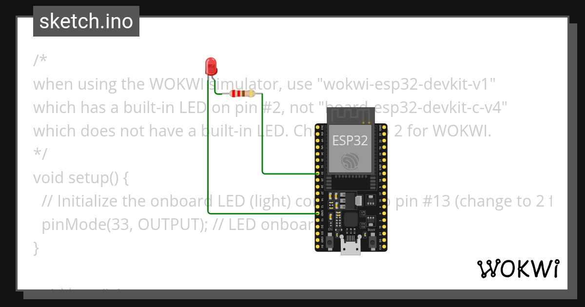 Wokwi - Online ESP32, STM32, Arduino Simulator