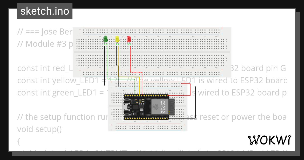 Project 3 digital devices - Wokwi ESP32, STM32, Arduino Simulator