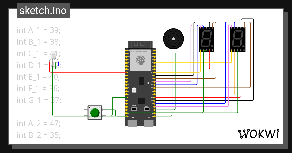 Wokwi - Online ESP32, STM32, Arduino Simulator