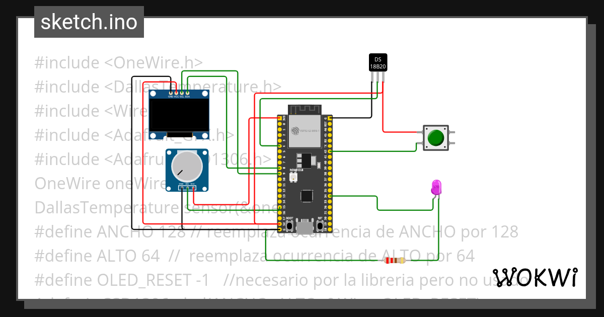 Practica 13 - Wokwi ESP32, STM32, Arduino Simulator