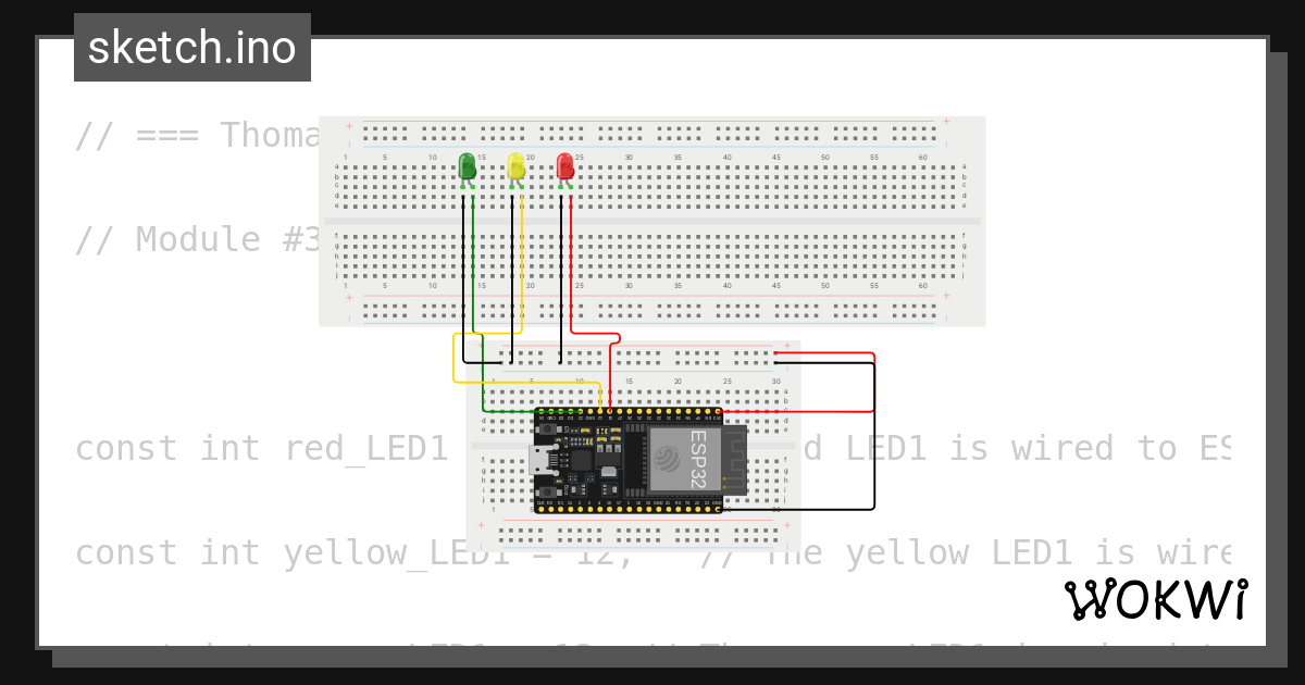 Module 4 Thomas Woods Wokwi Esp32 Stm32 Arduino Simulator