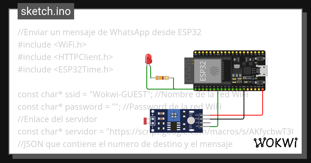 ESP32 Guia 9 - Wokwi ESP32, STM32, Arduino Simulator