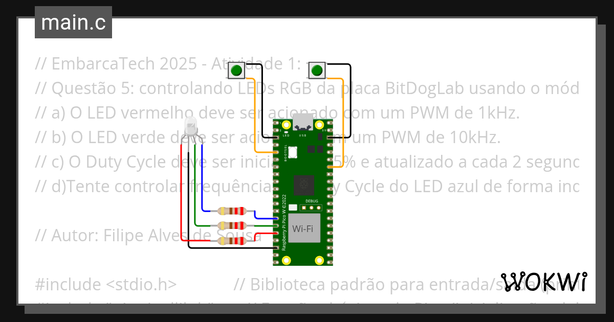 Wokwi - Online ESP32, STM32, Arduino Simulator