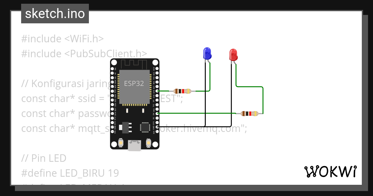 Wokwi - Online ESP32, STM32, Arduino Simulator