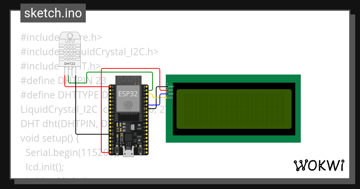 Ex.11 - Wokwi ESP32, STM32, Arduino Simulator