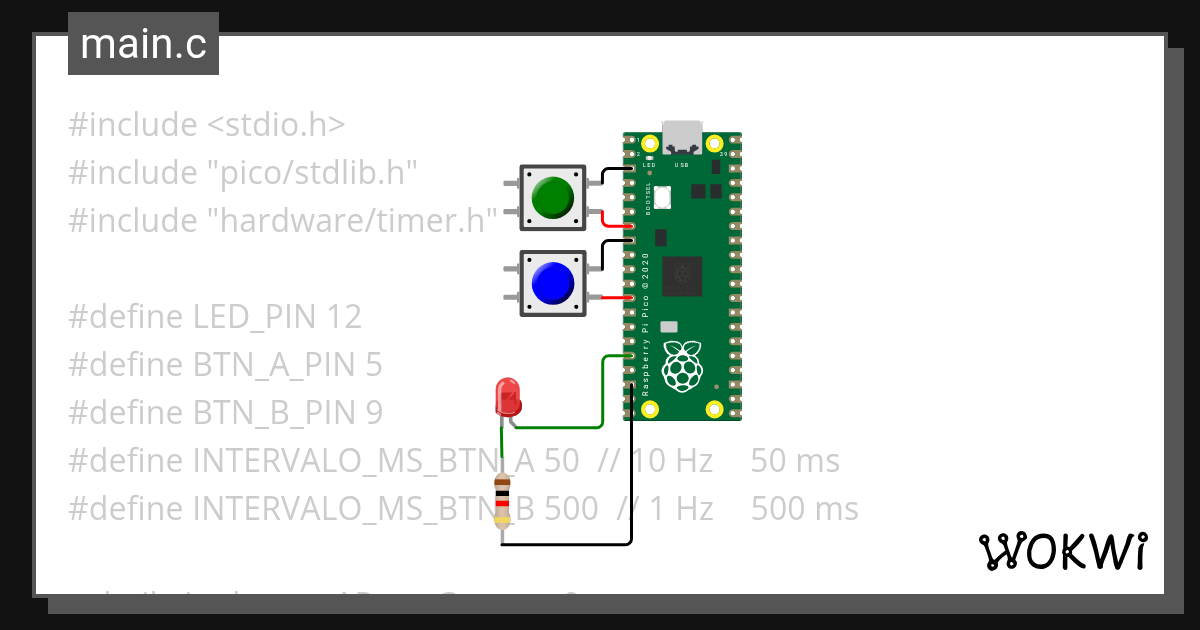 exercicio 2 - Wokwi ESP32, STM32, Arduino Simulator