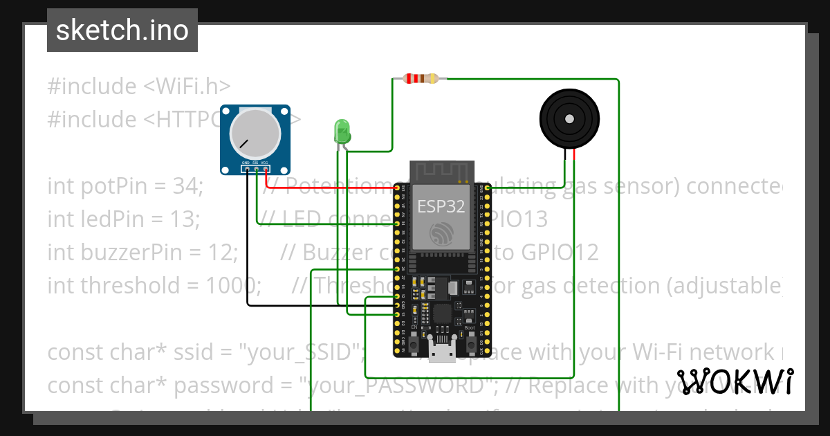 Wokwi - Online ESP32, STM32, Arduino Simulator