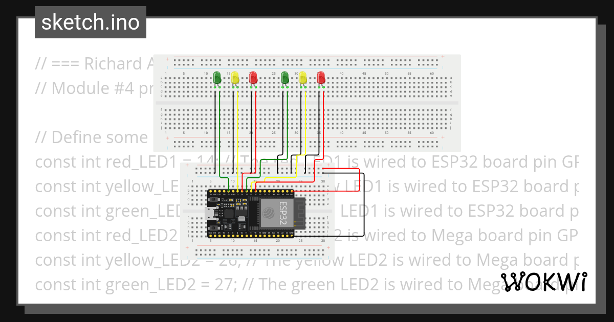 Wokwi - Online ESP32, STM32, Arduino Simulator