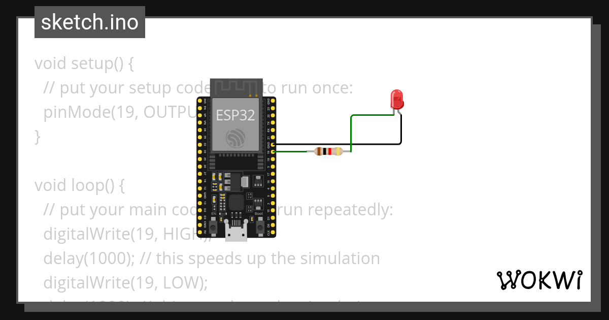 LED bulb - Wokwi ESP32, STM32, Arduino Simulator LED bulb - Wokwi ESP32, STM32, Arduino Simulator