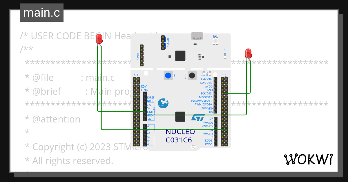 TWO_LED_BLINKING_RL Copy - Wokwi ESP32, STM32, Arduino Simulator
