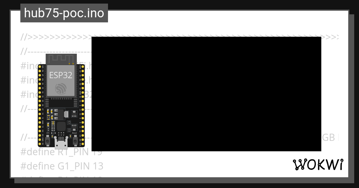 hub75-smartmatrix - Wokwi ESP32, STM32, Arduino Simulator