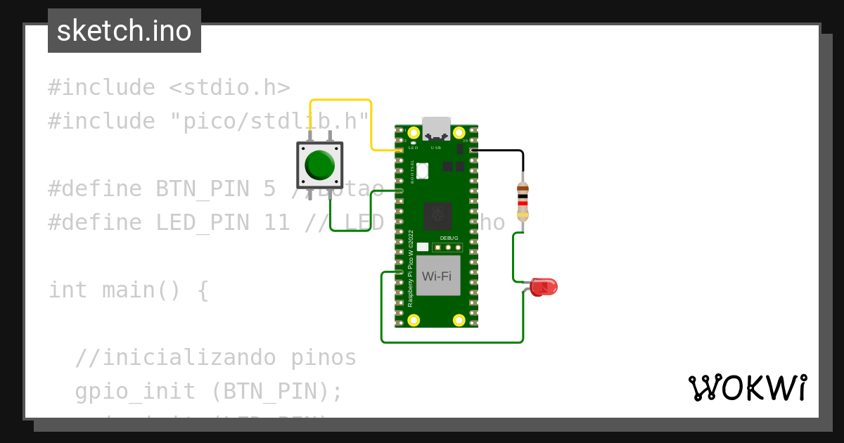 Projeto1adryrocha Wokwi Esp32 Stm32 Arduino Simulator 