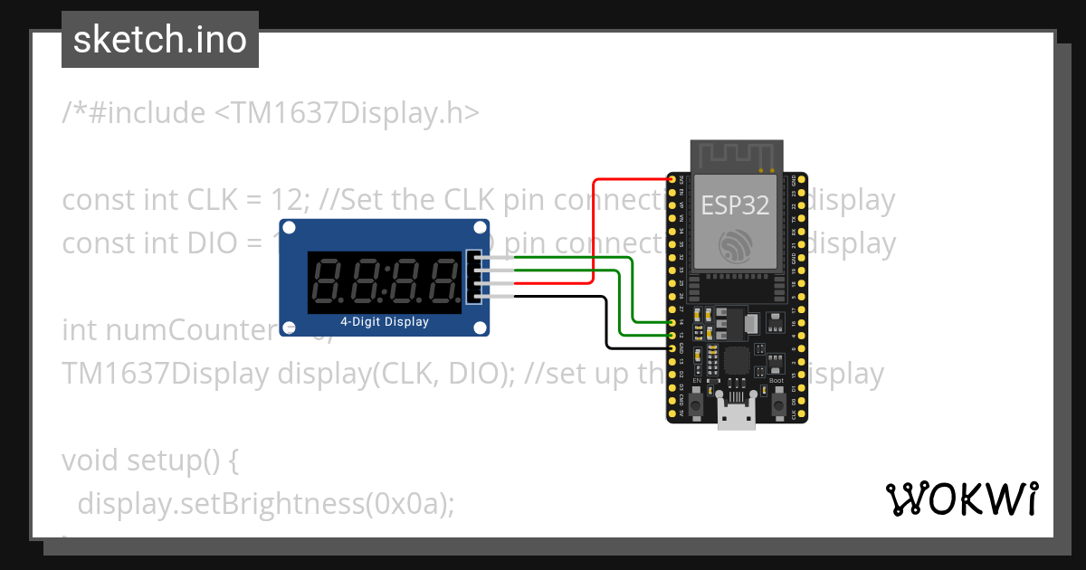 Wokwi - Online ESP32, STM32, Arduino Simulator