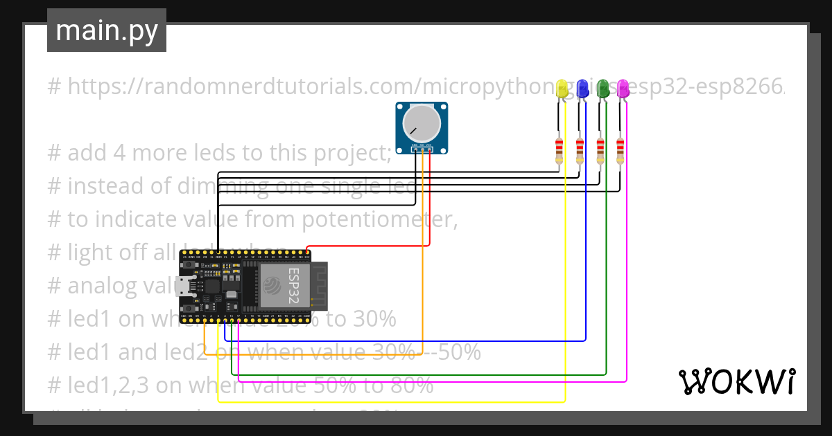Wokwi - Online ESP32, STM32, Arduino Simulator