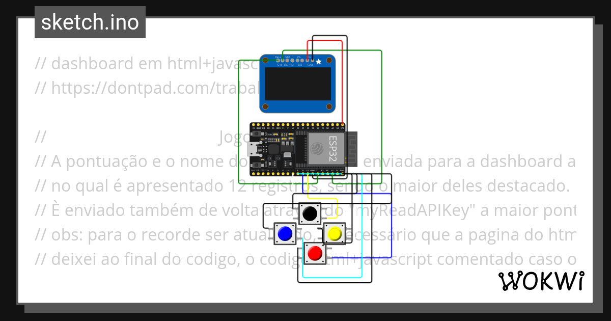 Wokwi - Online ESP32, STM32, Arduino Simulator