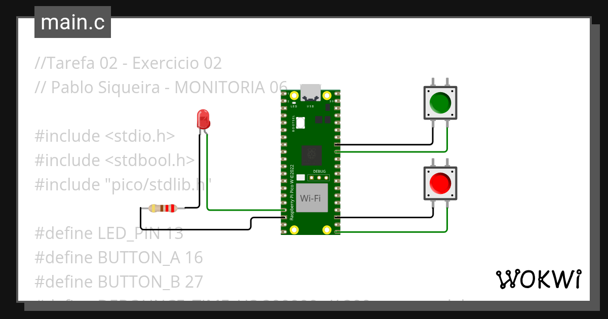 U4-T02-02 - Wokwi ESP32, STM32, Arduino Simulator