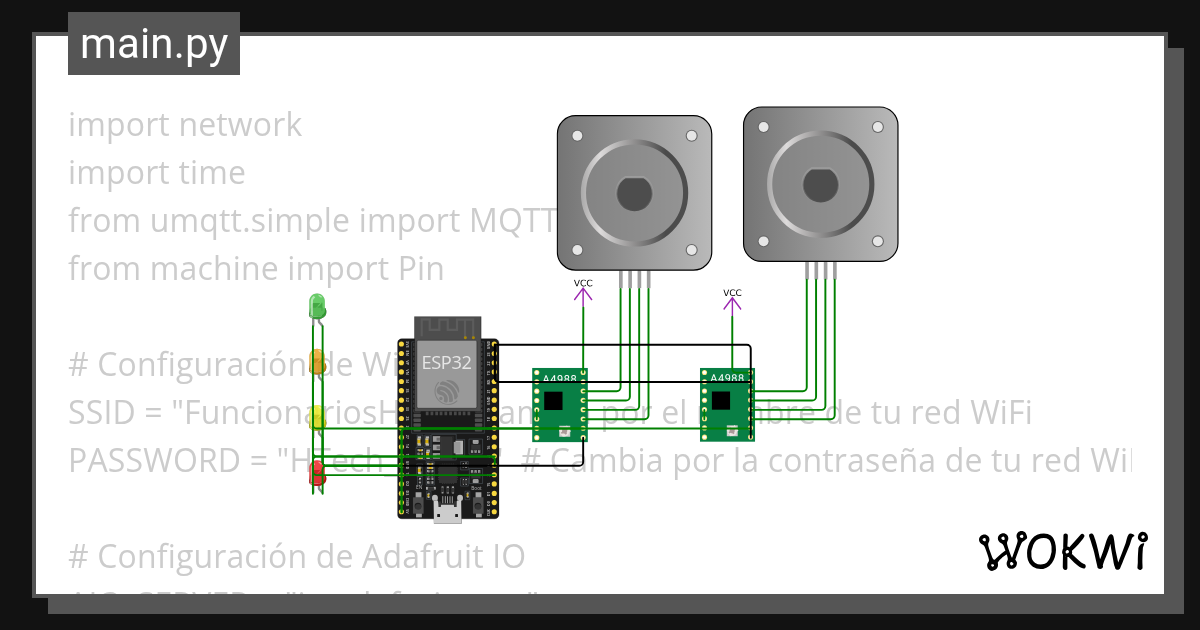 TALLER GRUPAL DIPLOMADO - Wokwi ESP32, STM32, Arduino Simulator