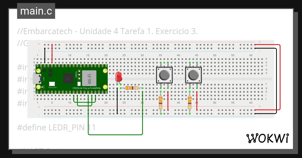 Unidade 4 - Tarefa 5 - exercicio 3 - UART - Wokwi ESP32, STM32, Arduino Simulator