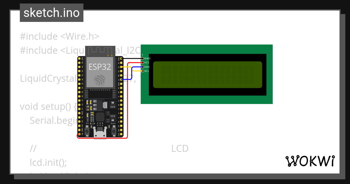 ex.9 - Wokwi ESP32, STM32, Arduino Simulator
