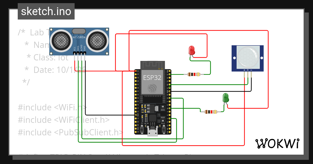 Wokwi - Online ESP32, STM32, Arduino Simulator