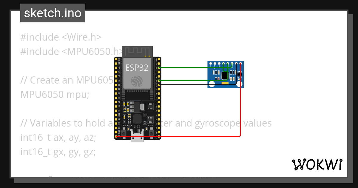 mpu5060 Copy - Wokwi ESP32, STM32, Arduino Simulator