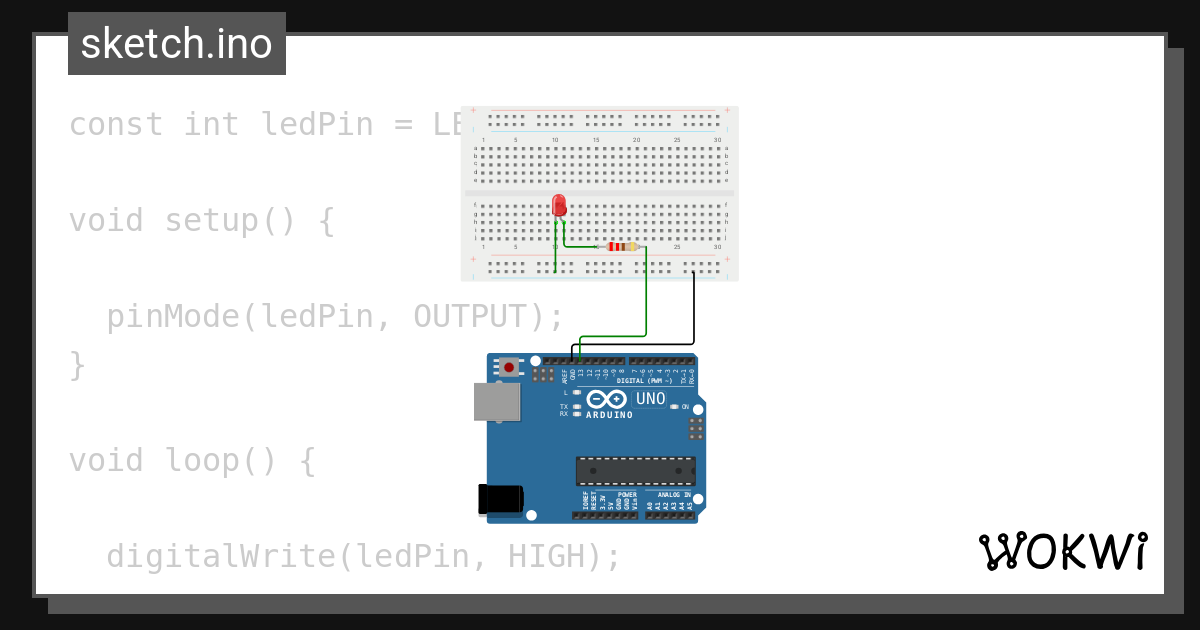 Blinking Light In Wokwi It Elec 103 Wokwi Esp32 Stm32 Arduino 2584