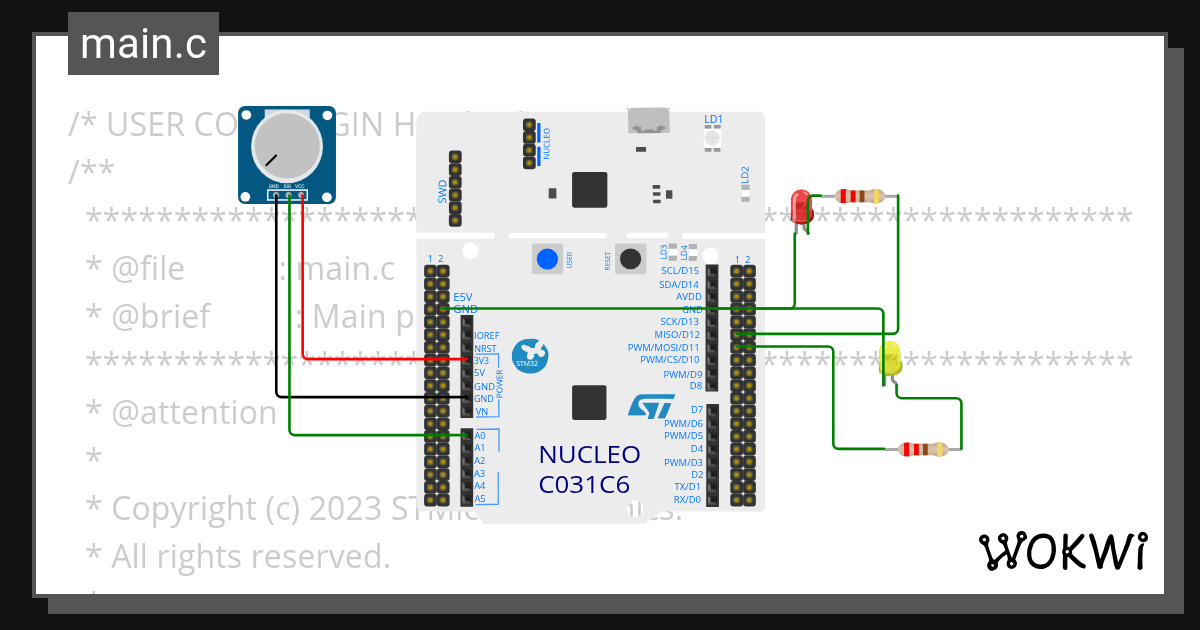 SURUTHI L - HAL_ADC_LED using pot Copy - Wokwi ESP32, STM32, Arduino Simulator