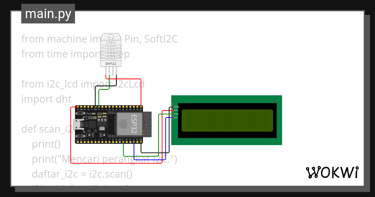 Praktikum 3 - Ahmad Khautal - 2204111010034 - Wokwi ESP32, STM32, Arduino Simulator