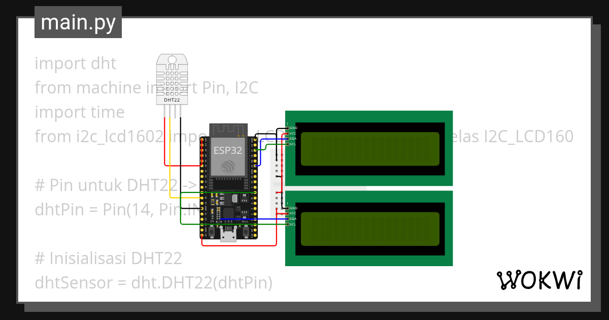 Praktikum 4-Alna Fitri-2204111010014 - Wokwi ESP32, STM32, Arduino Simulator