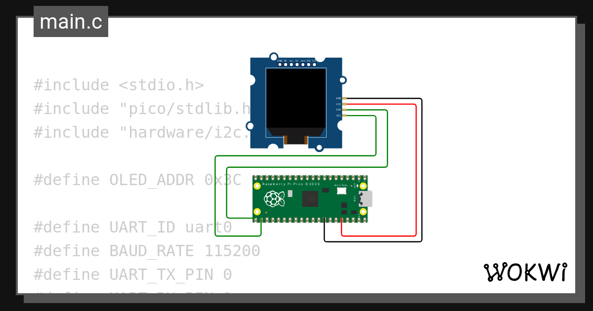Display Oled Screen Wokwi Esp32 Stm32 Arduino Simulator 7566