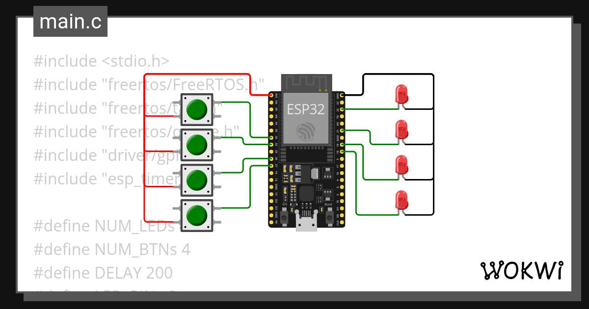 Wokwi - Online ESP32, STM32, Arduino Simulator