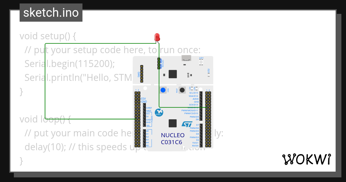 Wokwi - Online ESP32, STM32, Arduino Simulator