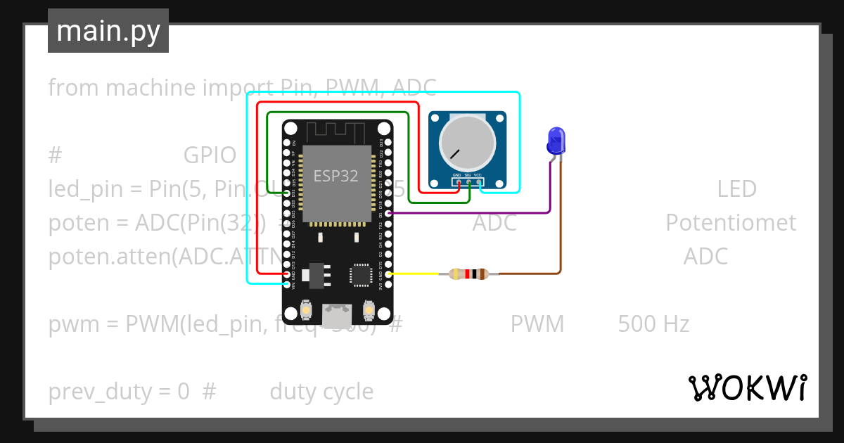 Wokwi - Online ESP32, STM32, Arduino Simulator