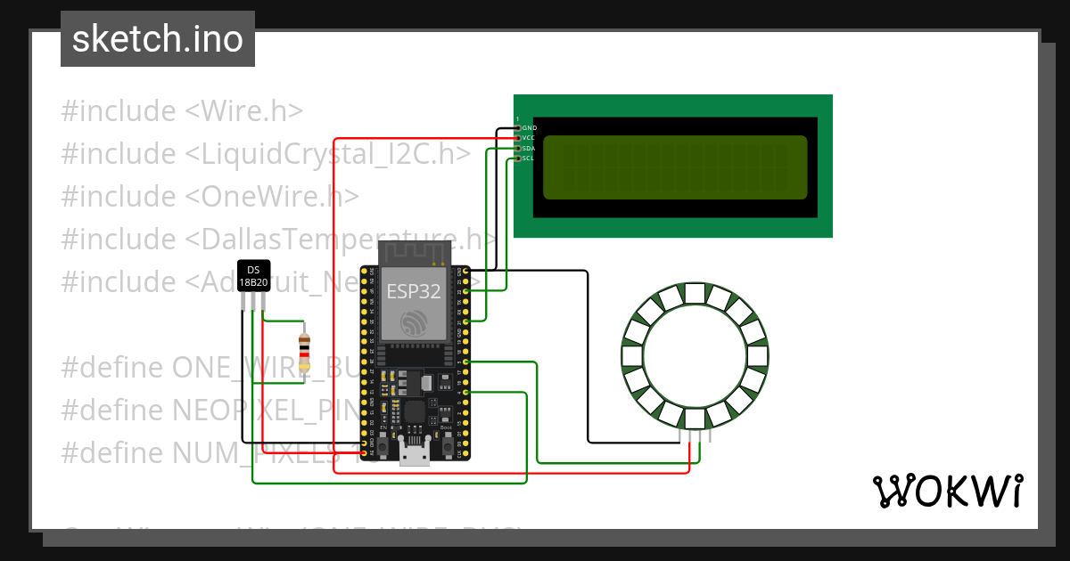 Projekt inzynierski Patryk Walczak - Wokwi ESP32, STM32, Arduino Simulator