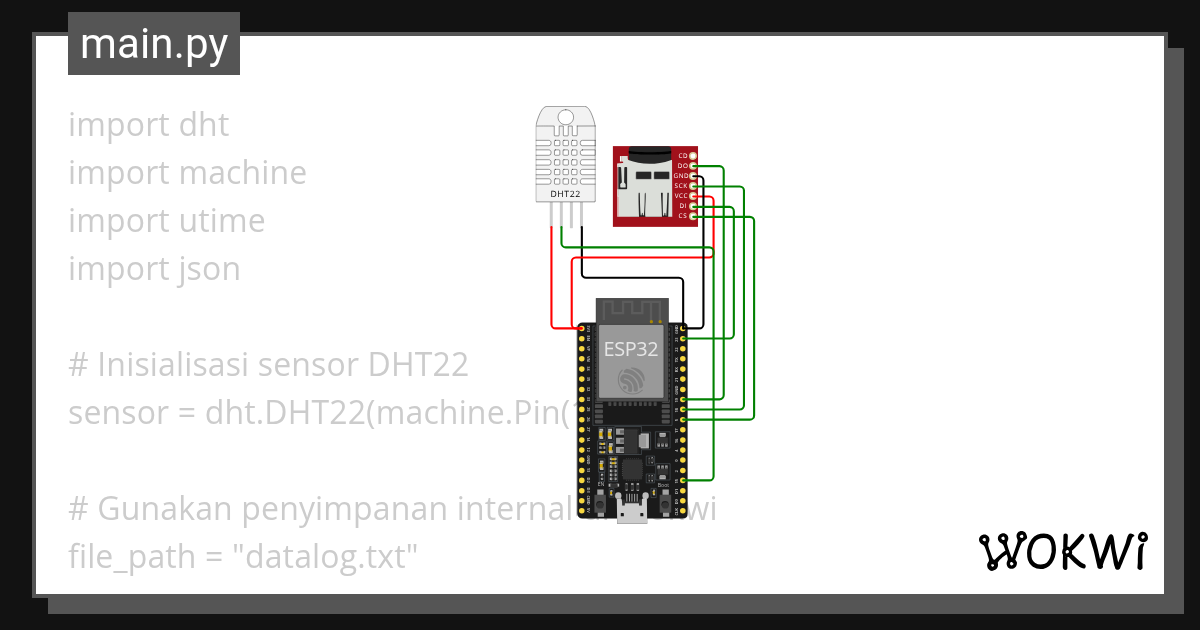 Syuhada al afghan 2204111010050 tugas 7 - Wokwi ESP32, STM32, Arduino Simulator