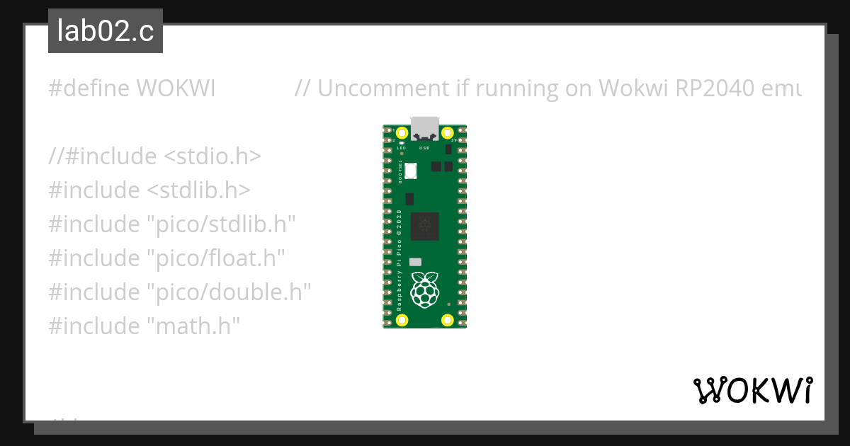 lab02 - Wokwi ESP32, STM32, Arduino Simulator